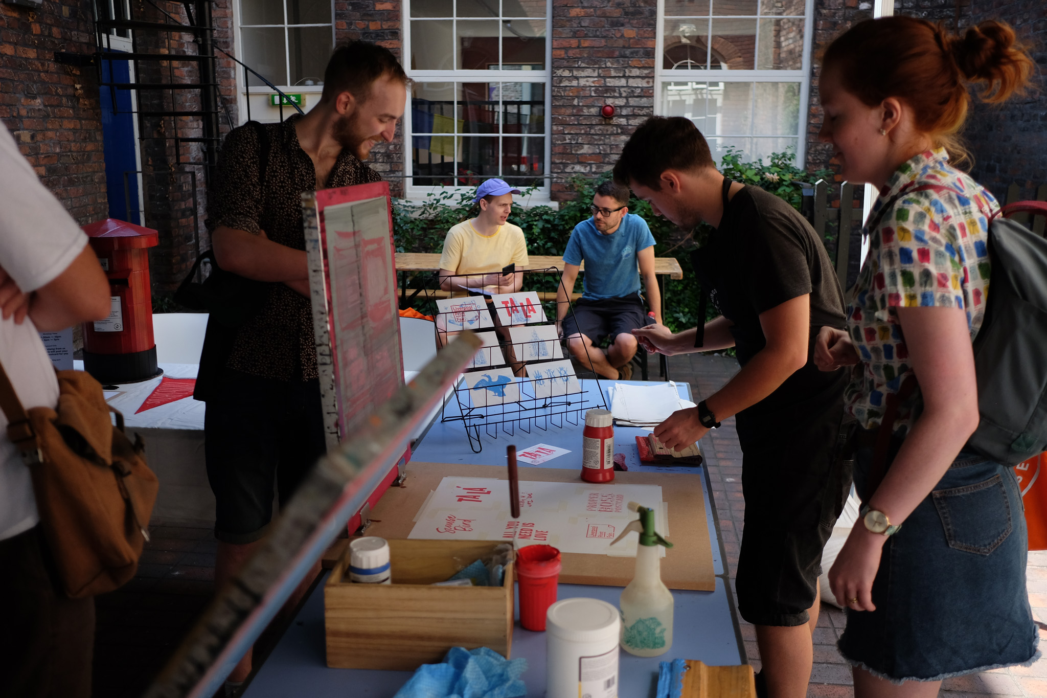 Our postcard workshop at Liverpool Print Fair – Things by us